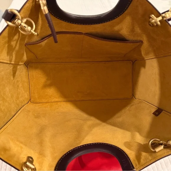 Coach | Bags | Coach Rae Tote Bag In Red Leather With Pouch | Poshmark
